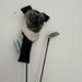 Custom Made Golf Headcover PUG Portrait , Golf Gift - Etsy