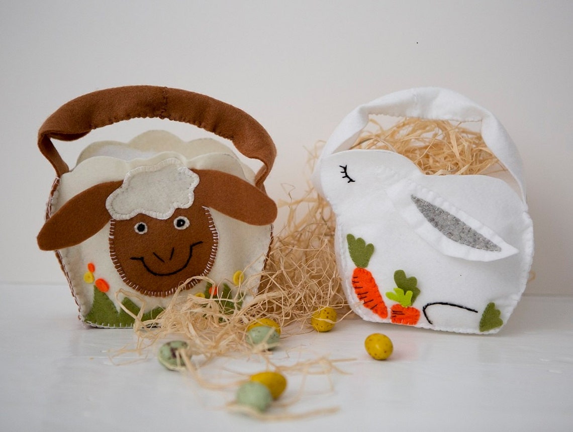 Easter Basket Egg Hunt PDF Sewing Pattern DIY Crafts - Etsy UK