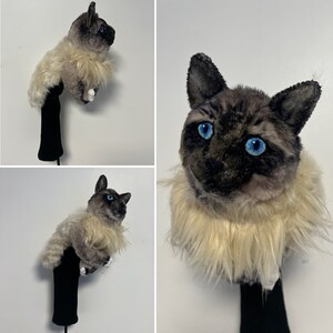 CAT Golf Club Head Cover ,custom Pet Portrait , Golf Accessories ...
