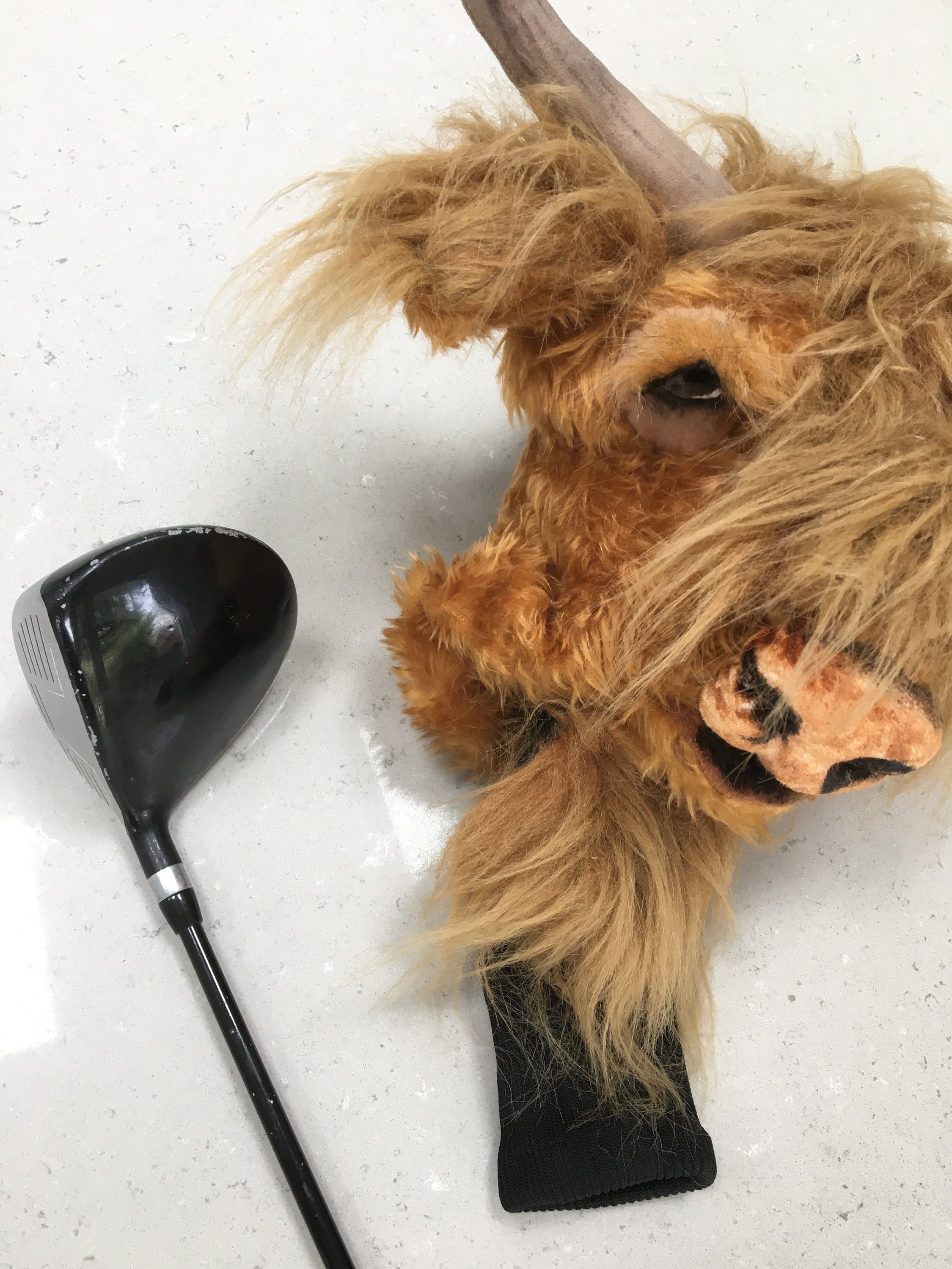 Highland Cow GOLF Headcover for a Driver Golf GIFT - Etsy UK