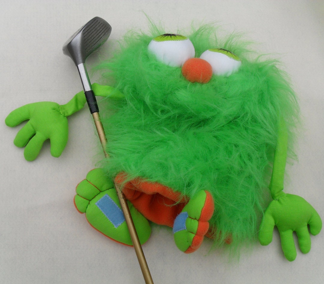 Golf Club Head Cover ,green Monster , Troll , Golf Accessories ,golfer ...