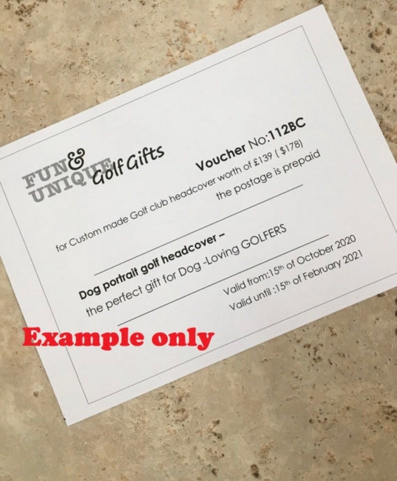 Custom Made Golf Headcover PUG Portrait Golf Gift - Etsy