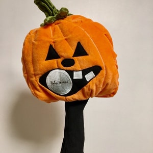 Halloween Pumpkin GOLF Club Headcover - Fun Golfing Gift Hole-in-one - Etsy