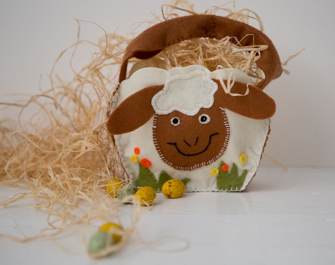 Easter Basket Egg Hunt PDF Sewing Pattern , DIY Crafts - Easter Bunny ...