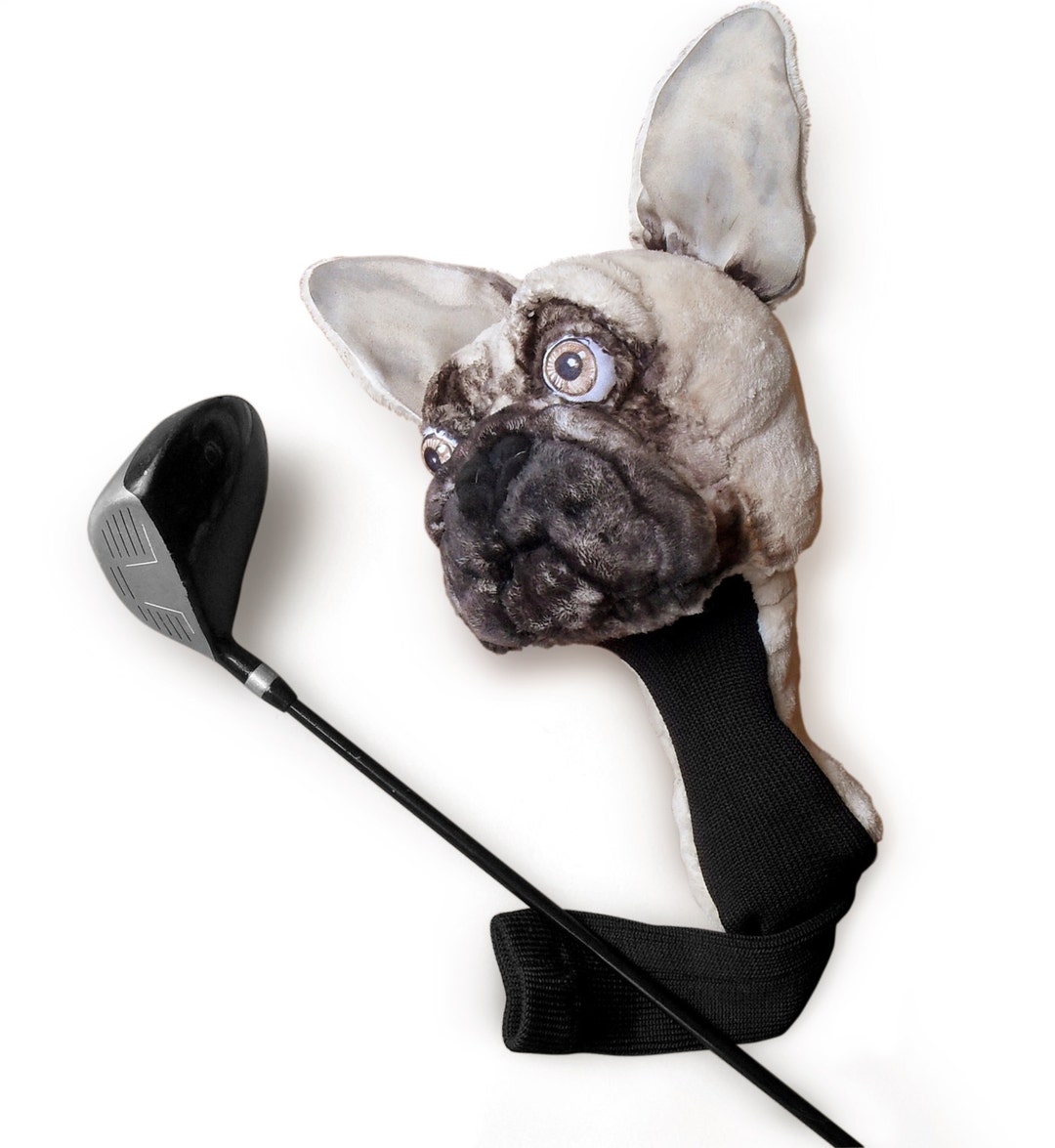 Custom French Bulldog Portrait Golf Club Head Cover - Etsy
