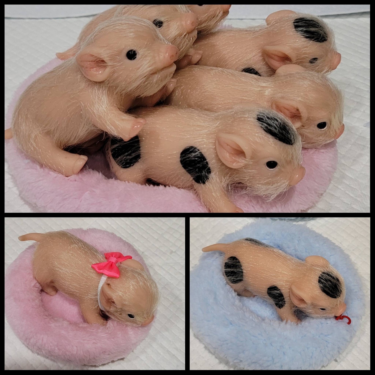 Full Silicone Miniature Piglet Named Pickles sold Seperatly | Etsy