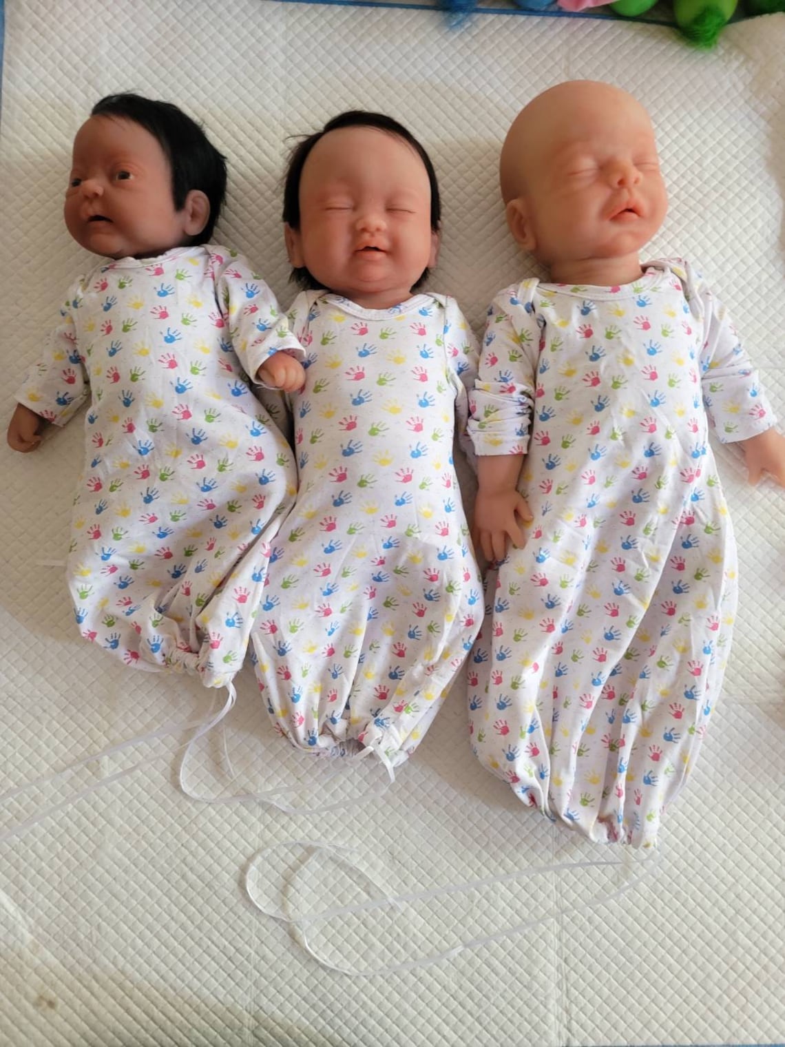 Miniature Baby Drawstring Gowns Several Colors and Sizes | Etsy