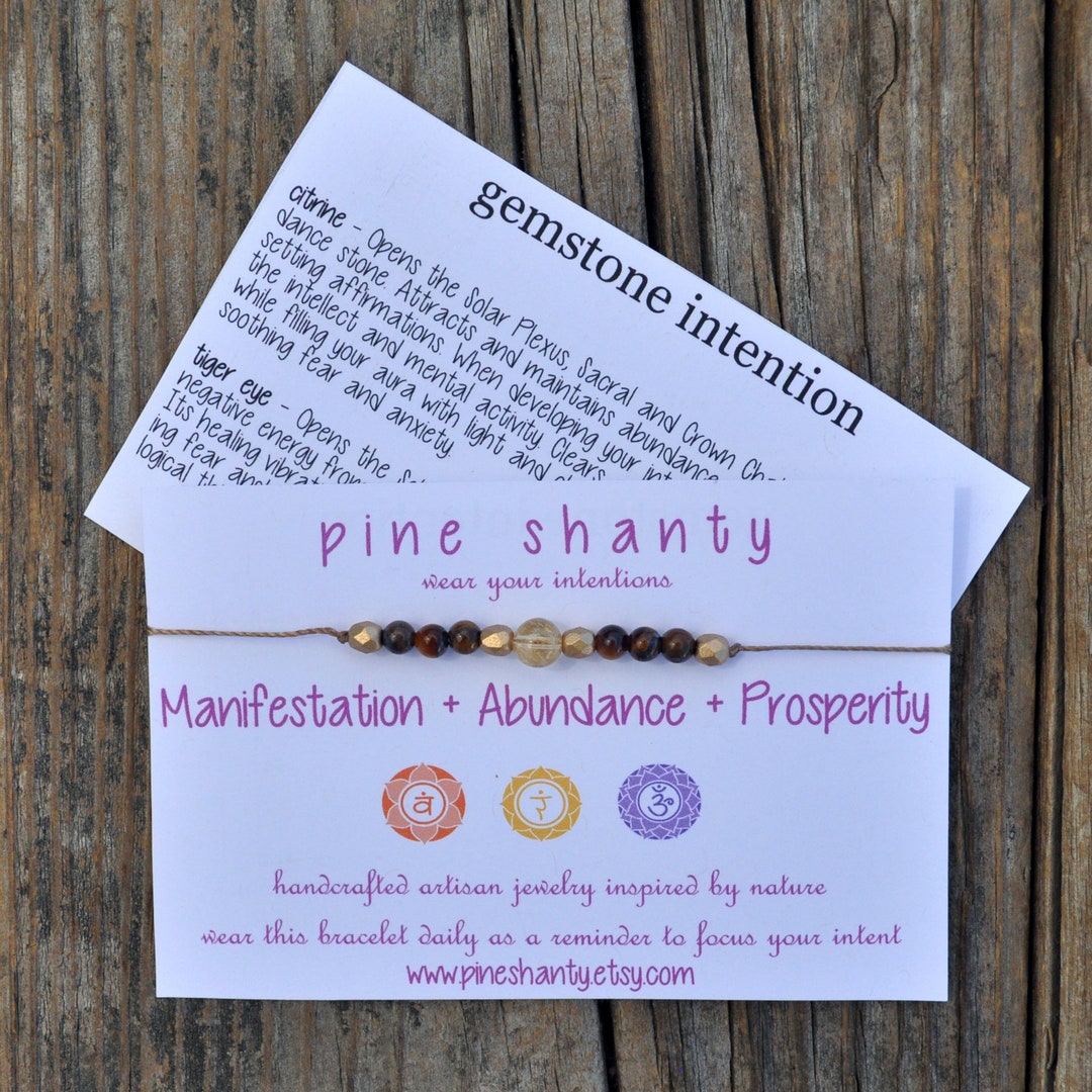 Manifestation + Abundance + Prosperity | Citrine + Tiger Eye | Solar ...