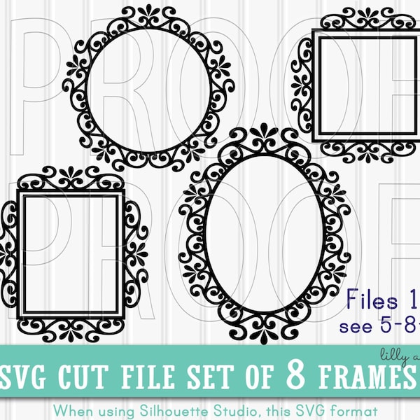Oval Frame Svg - Etsy