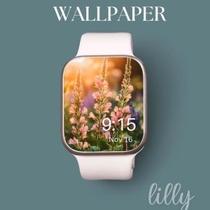 Floral Apple Watch Face , Earthy Watch Background, Womens Apple Watch ...