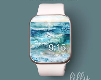 Beach Apple Watch Face , Watch Background, Womens Apple Watch Wallpaper ...
