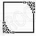 Leopard Frame SVG and PNG- Square Frame Design With Leopard Cheetah ...