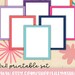 Border Paper Pack of 20PDF & PNG Files8.5x11 Downloadable Paper ...