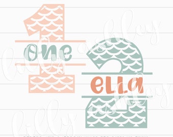 Split Number SVG & PNG Set 1-9 Downloadable. Commercial Use | Etsy