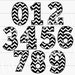 Numbers Cut File Set for Cricut Silhouette , Milestone Birthday Age ...