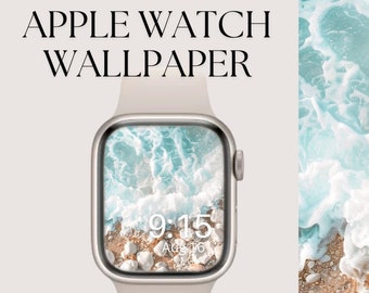 Beach Apple Watch Face , Tropical Waves Watch Background, Womens Apple ...