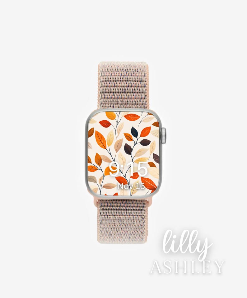 Fall Apple Watch Face, Watch Background, Womens Apple Watch Wallpaper ...