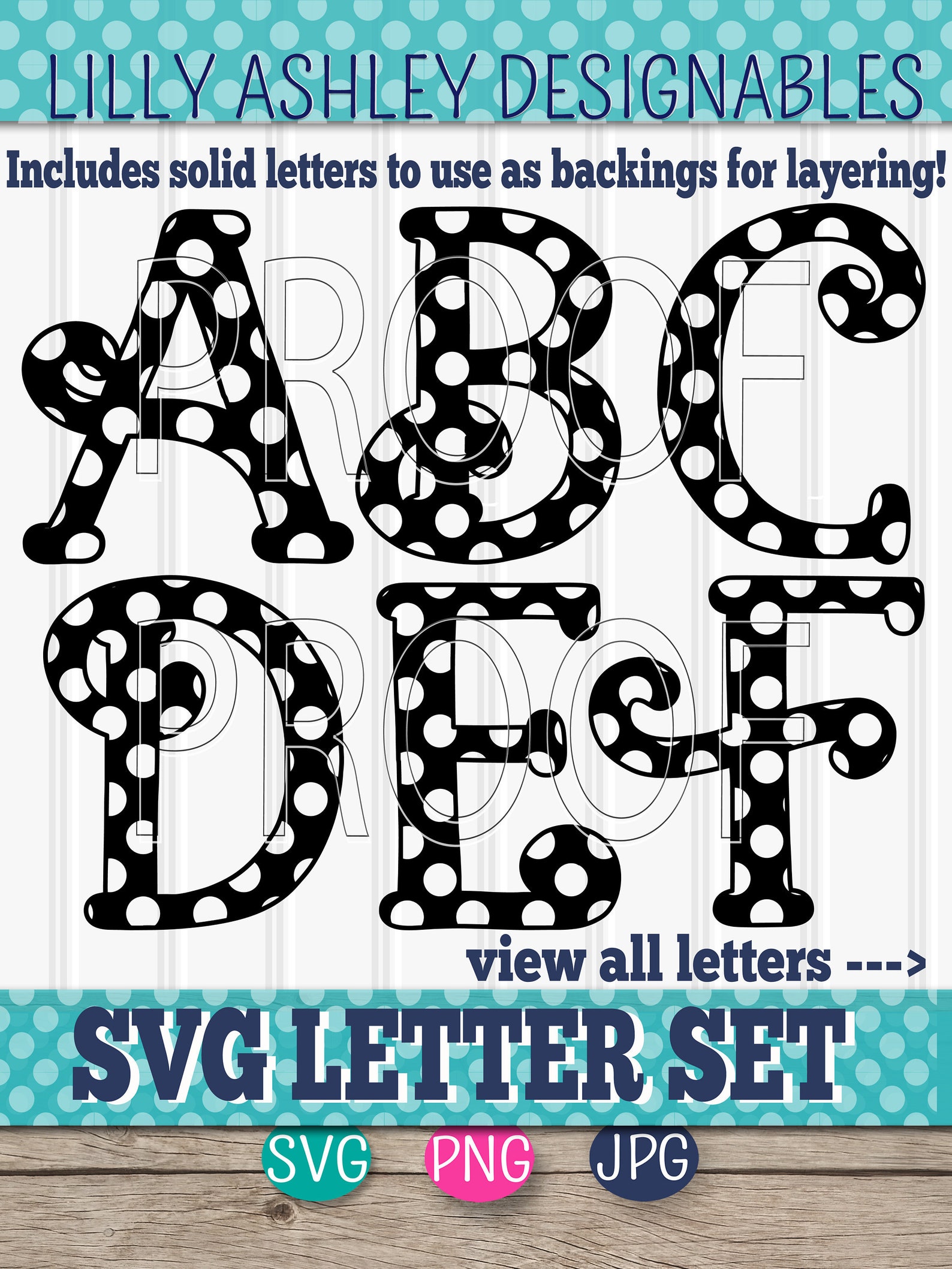 Monogram SVG Letter Set A-Z Uppercase Cutting Files - Etsy