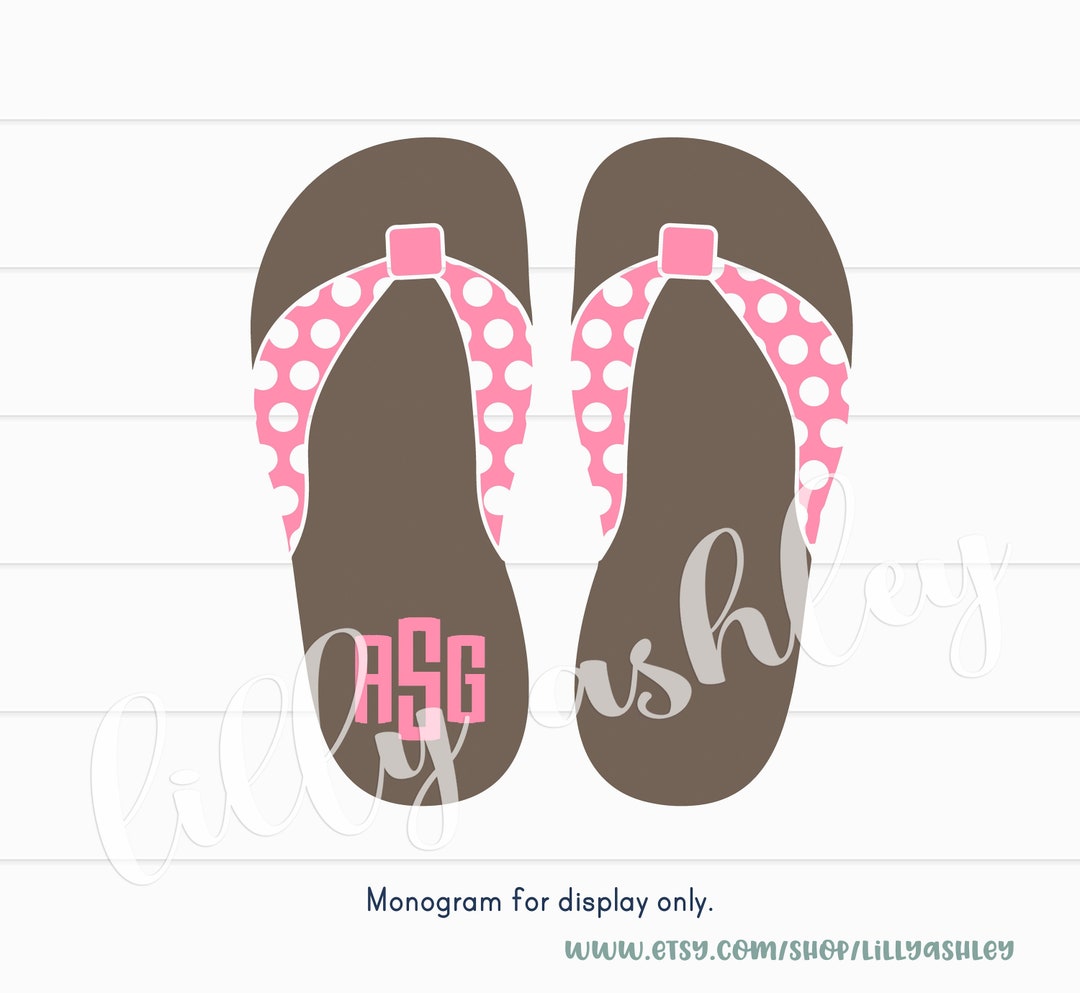 Flip Flop SVG & Png-beach Svg Summer Svg Polka Dot Svg Flip Flop ...