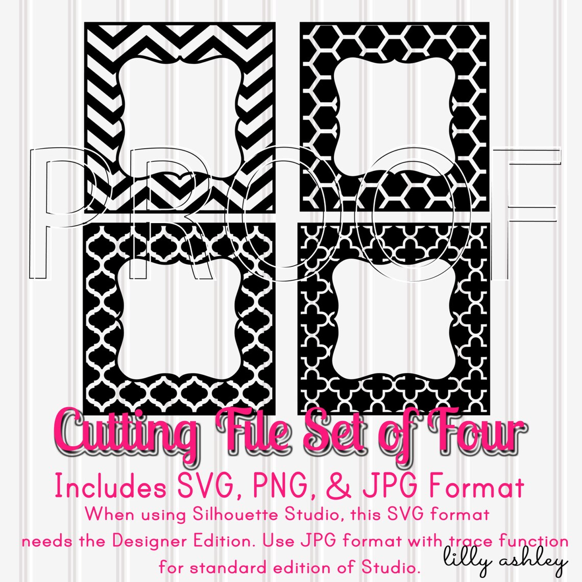 Cutting Files Set of 4-SVG PNG JPG All Included-cut Files - Etsy