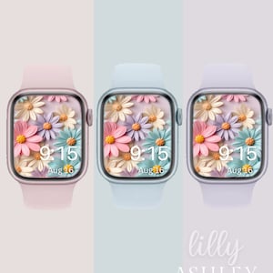 Floral Apple Watch Face , Watch Background, Womens Apple Watch ...
