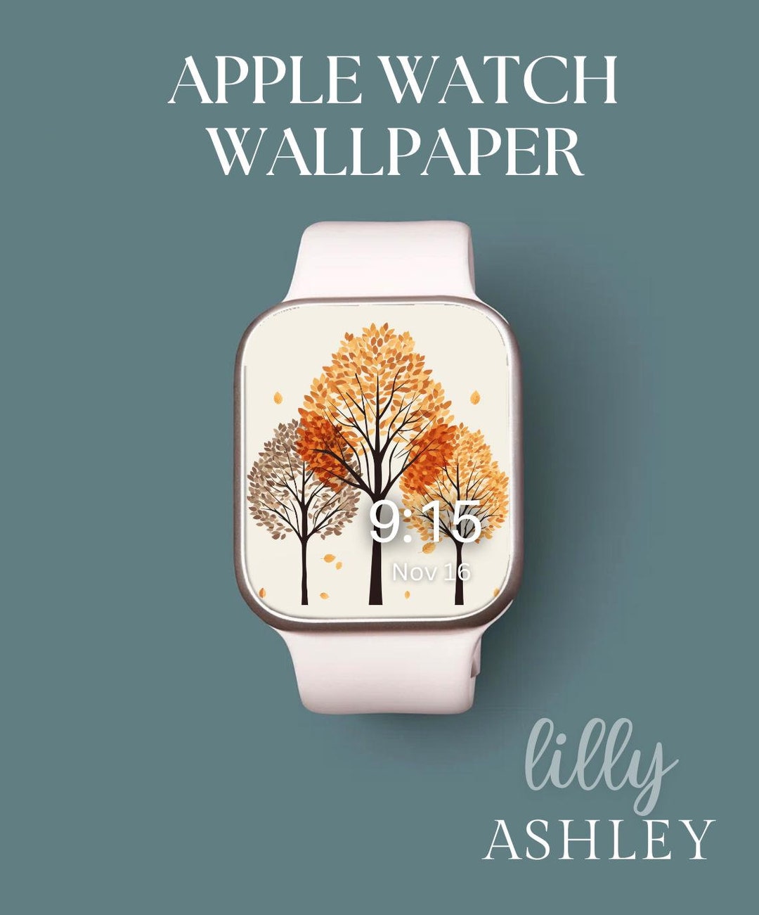 Fall Apple Watch Face, Watch Background, Womens Apple Watch Wallpaper ...