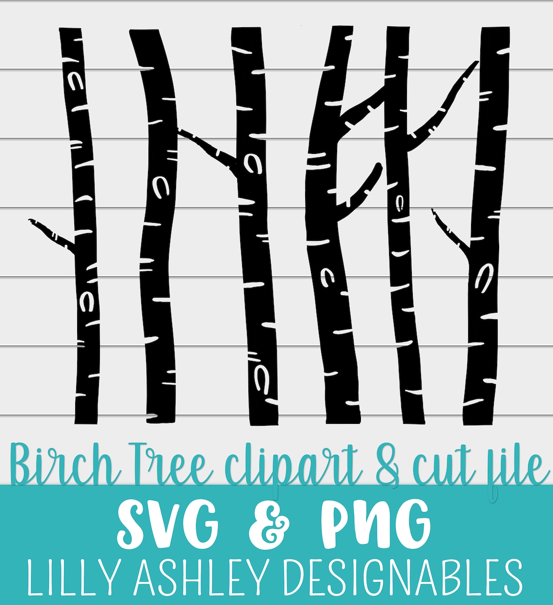 Birch Tree SVG Cut File Svg/png Formats. Birch Tree Clipart | Etsy