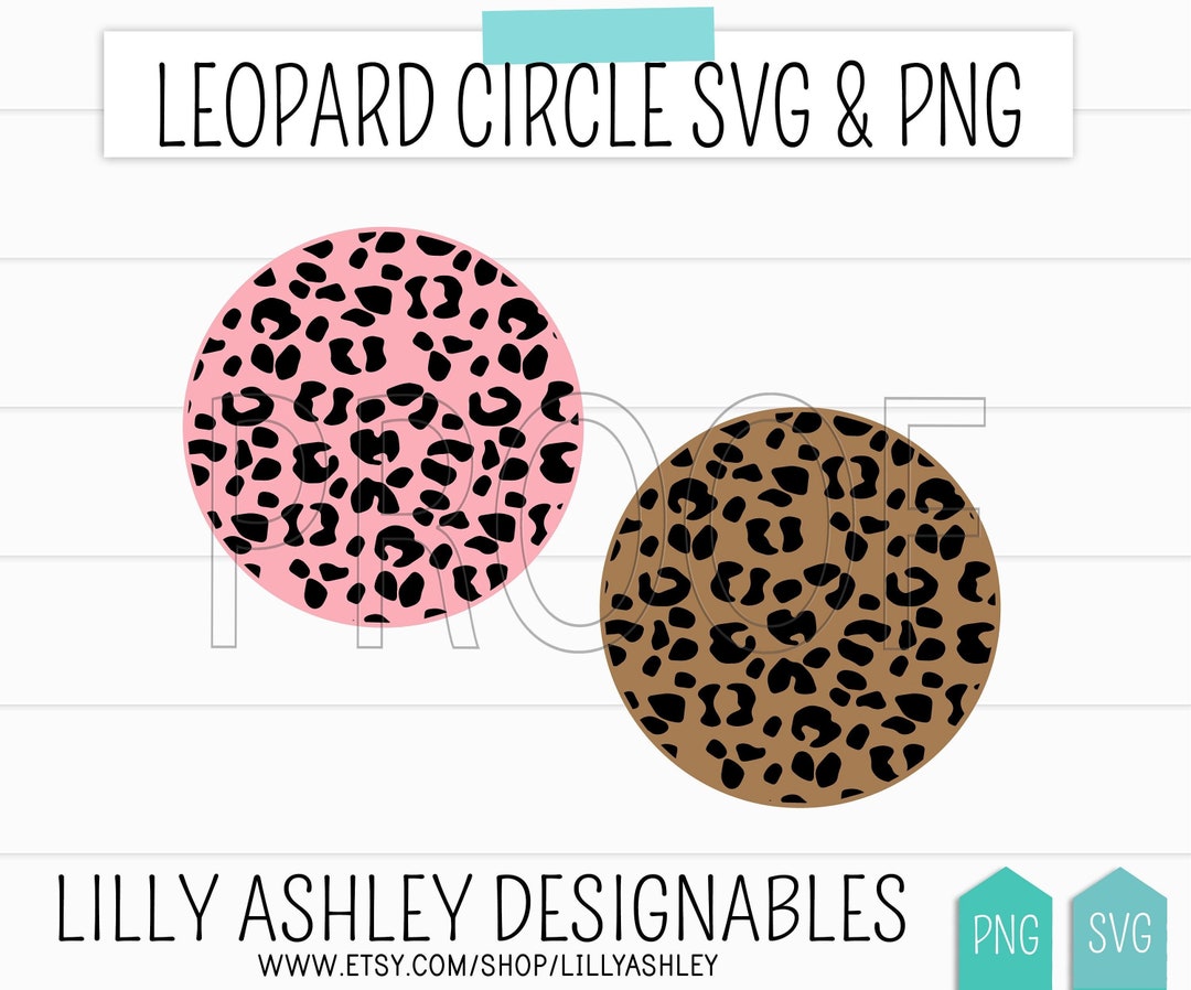 Leopard Print Keychain Design PNG and Leopard Print SVG - Etsy