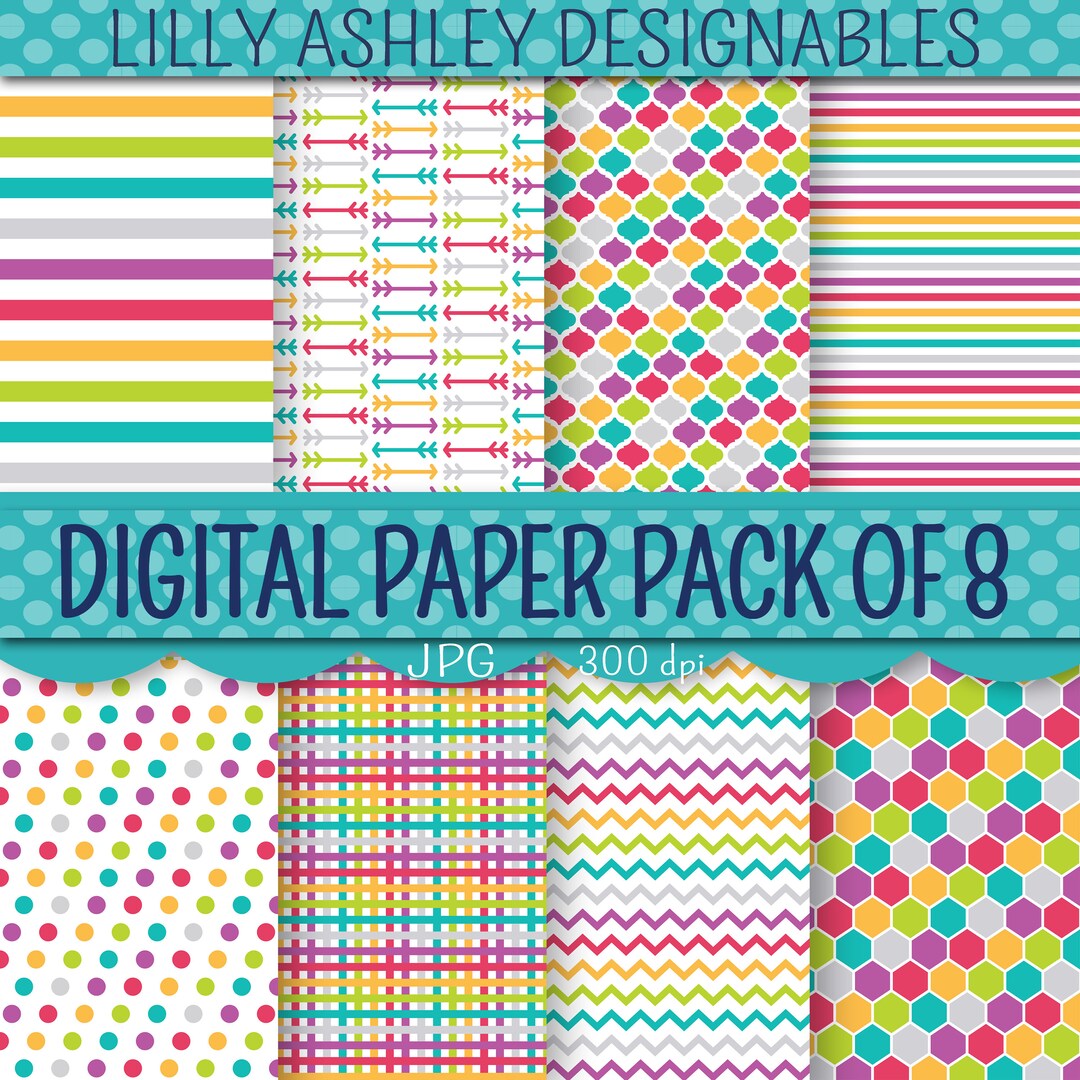 Colorful Backgrounds Stripe Designs Chevron Designs Polkadot - Etsy