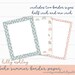 Border Paper Pack of 14--PDF & PNG Files--8.5x11 Downloadable Paper ...