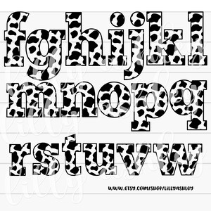 Letter SVG Cut File Set Includes Upper and Lowercase Letters A-Z Svg ...