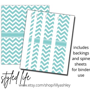 School Subject Binder Cover Printable SET 8.5x11 PDF Covers Backings ...