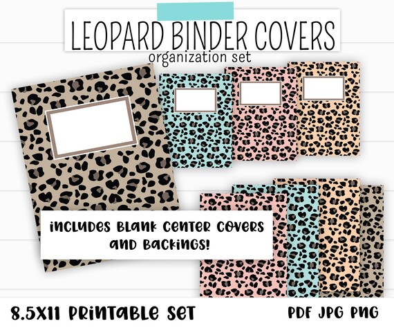 Printable Binder Covers Blank
