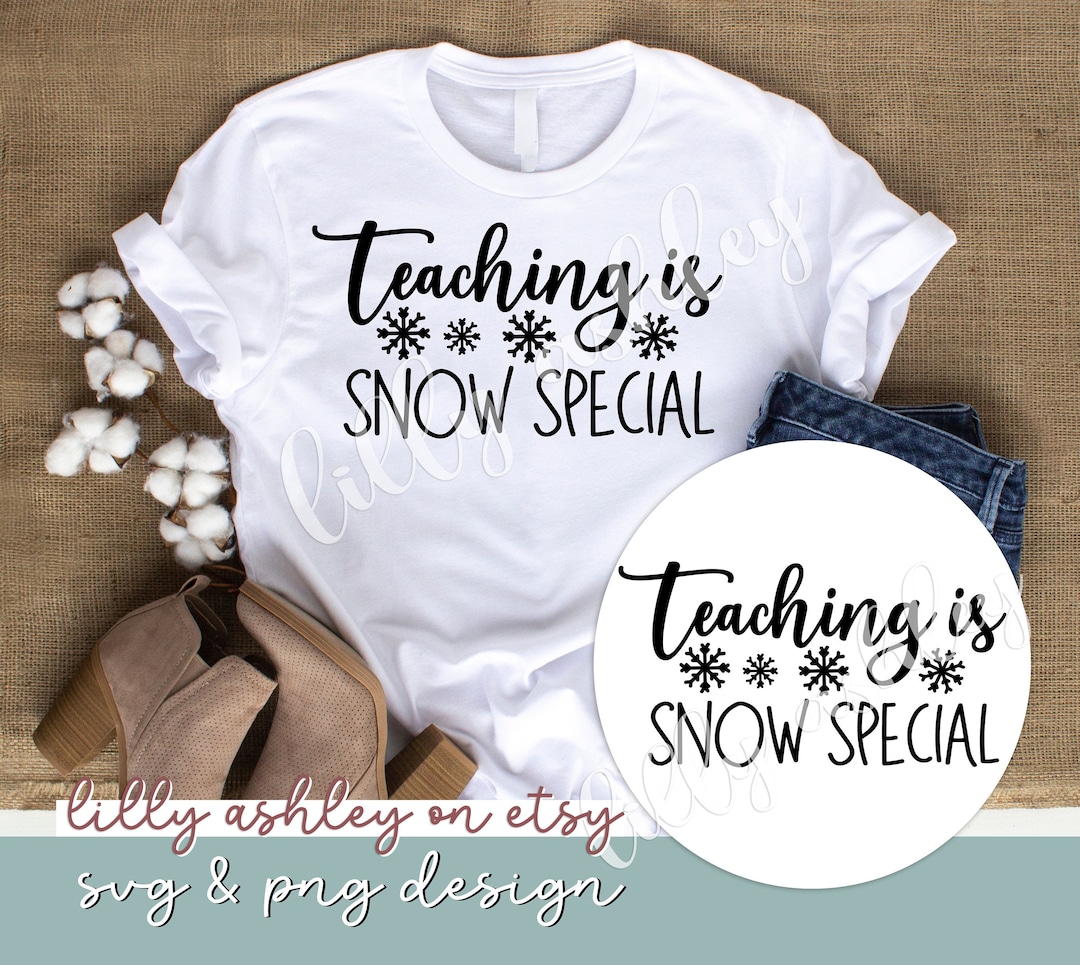 Teaching SVG & PNG Teacher Shirt Winter Teacher Shirt SVG Teacher ...