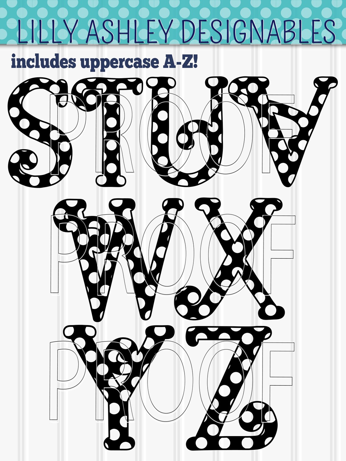 Monogram SVG Letter Set A-Z Uppercase Cutting Files - Etsy