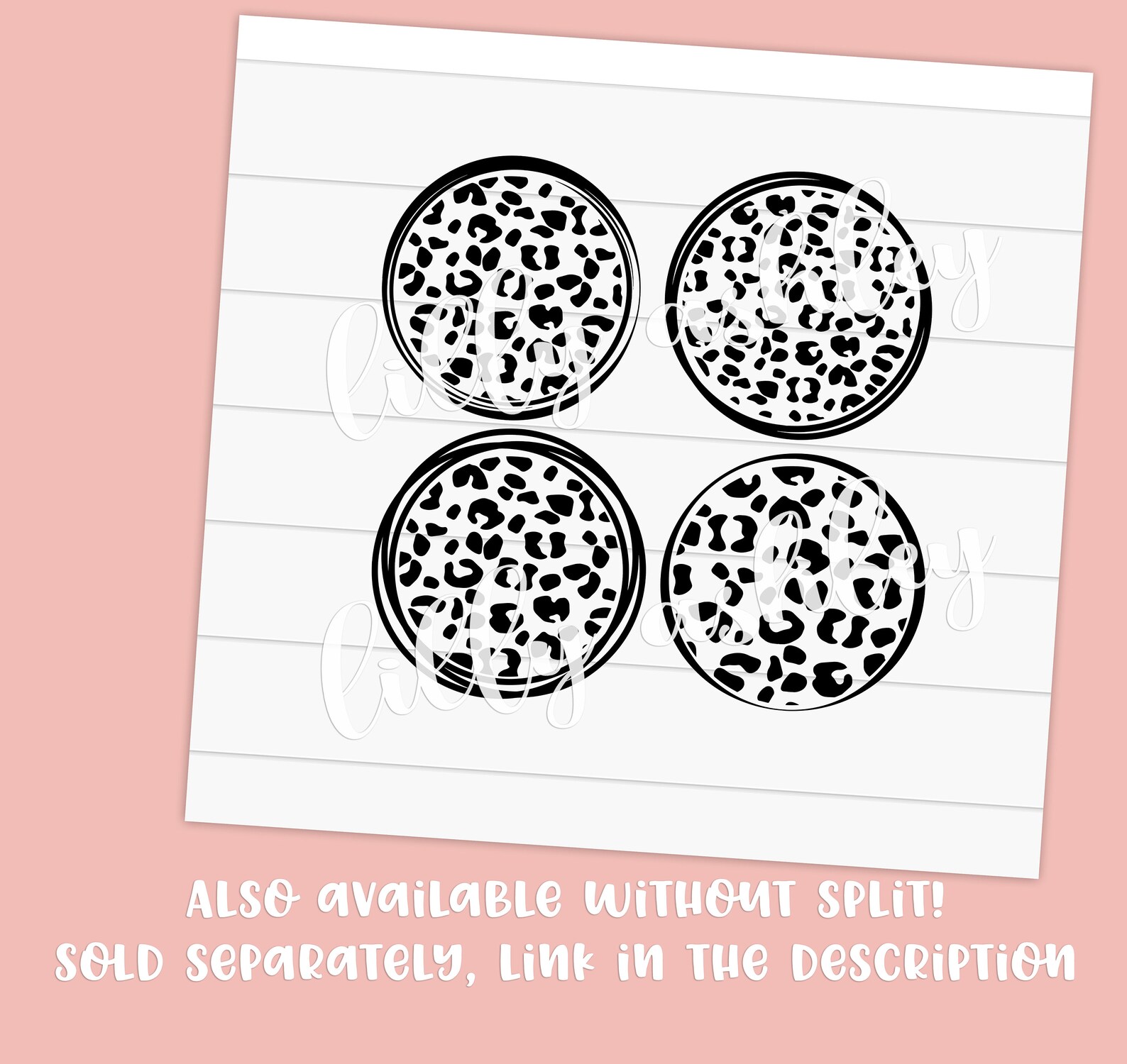 Circle SVG & PNG Overlapping Circles Svg Split Svg Split - Etsy