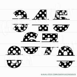 Number SVG & PNG Set 1-9 Downloadable. Commercial Use Approved ...