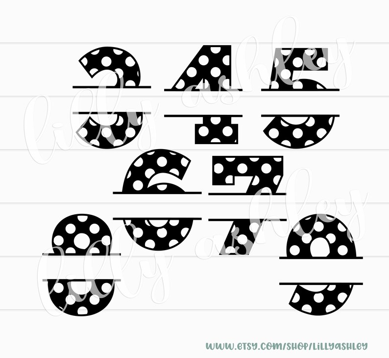 Number SVG & PNG Set 1-9 Downloadable. Commercial Use Approved ...