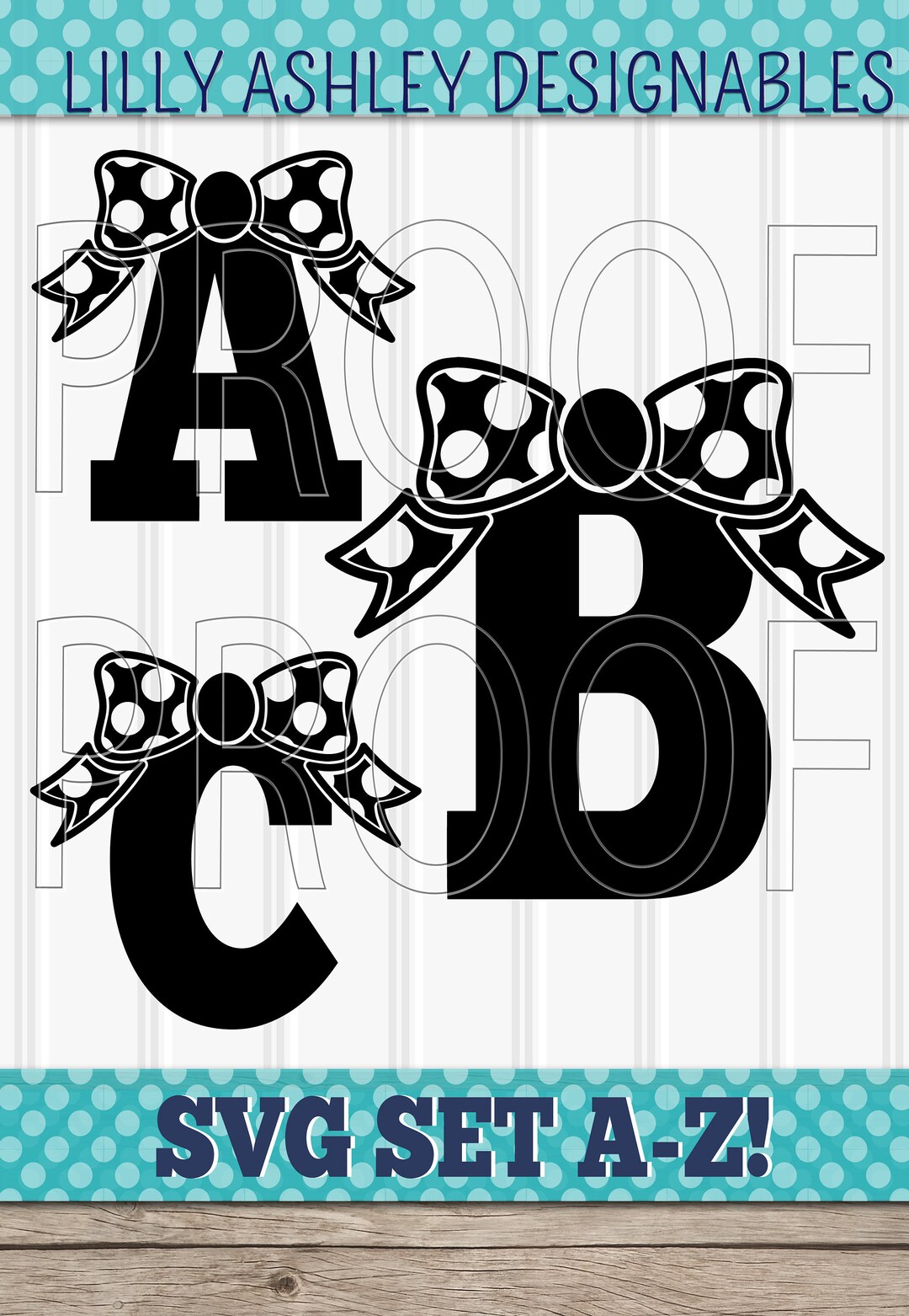 Monogram SVG Letter Set Uppercase A-Z Cutting Files Svg/png/jpg ...