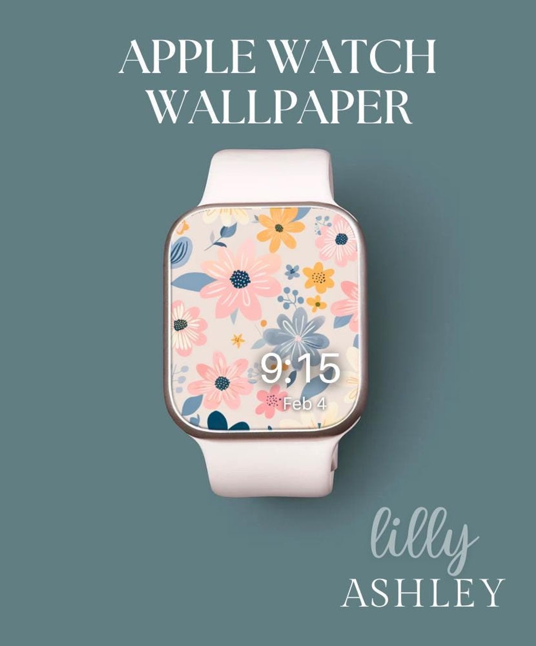 Floral Apple Watch Face , Watch Background, Womens Apple Watch ...