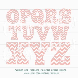 SVG Files Set *uppercase*--includes A Through Z Chevron and Solid! SVG ...