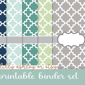 Binder Cover Printables SET 8.5X11-JPG and Editable PDF Covers-includes ...