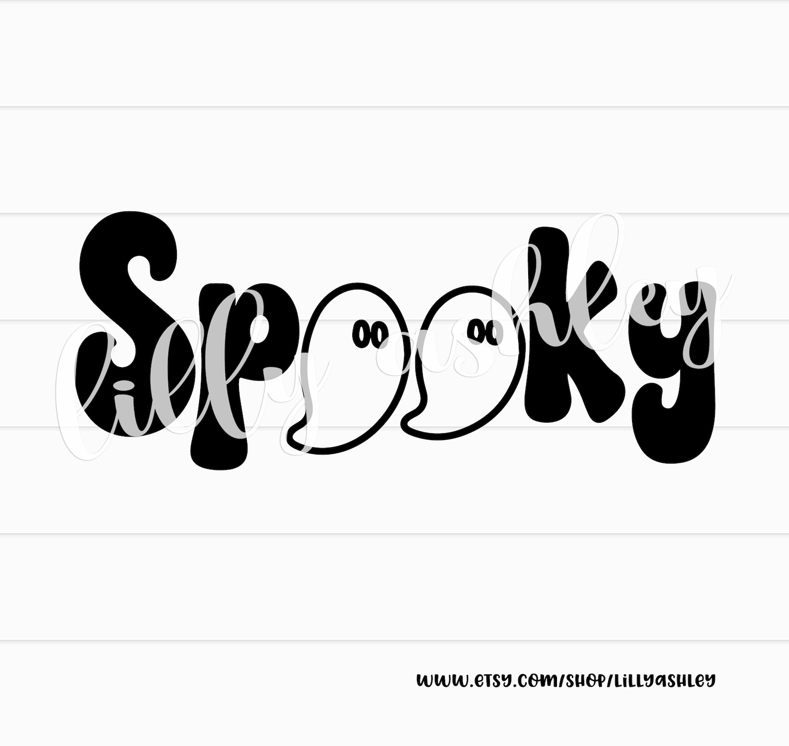 Spooky Ghost SVG & PNG Cute Halloween Ghost Spooky SVG Spooky - Etsy