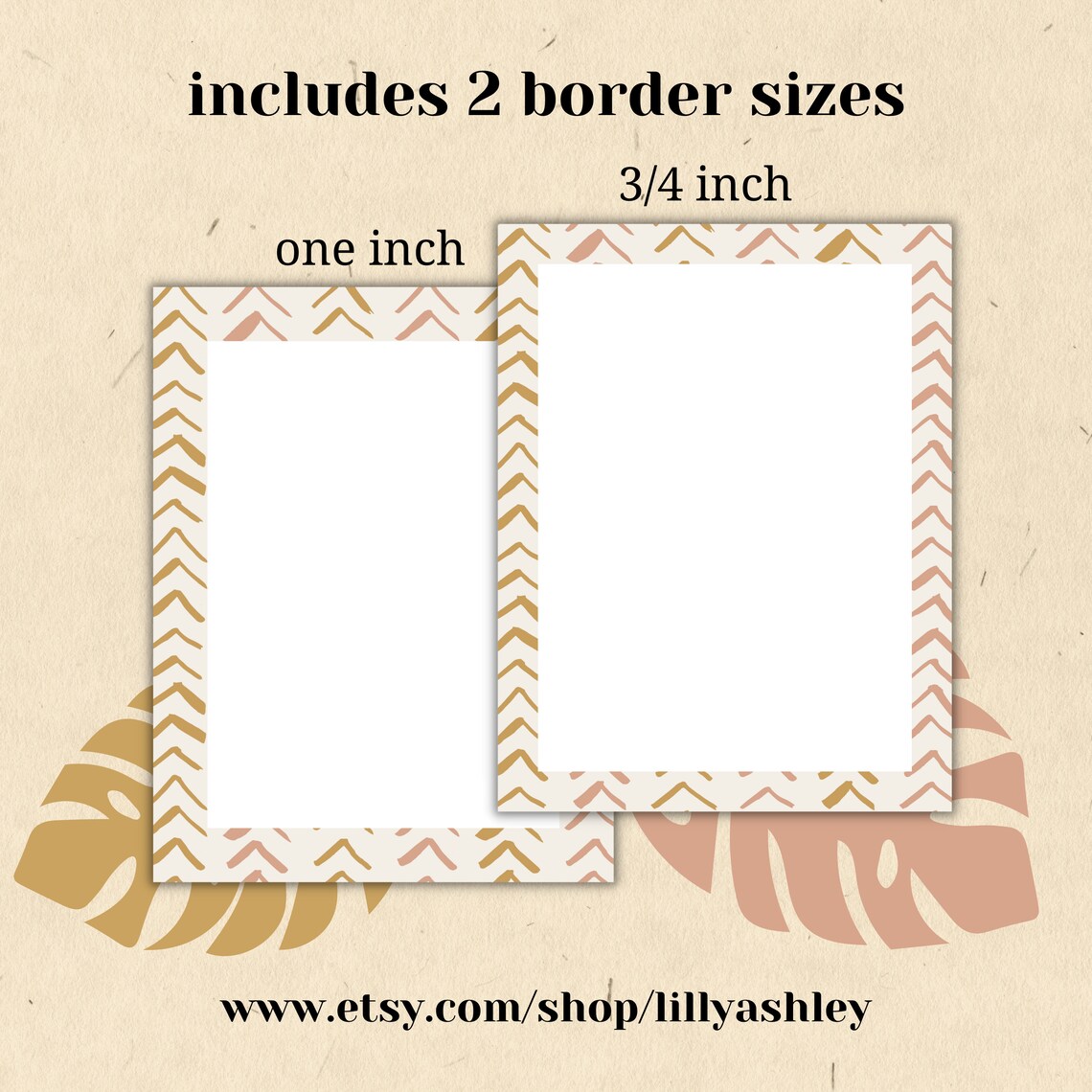 Border Paper Pack of 12PDF & PNG Files8.5x11 Downloadable - Etsy