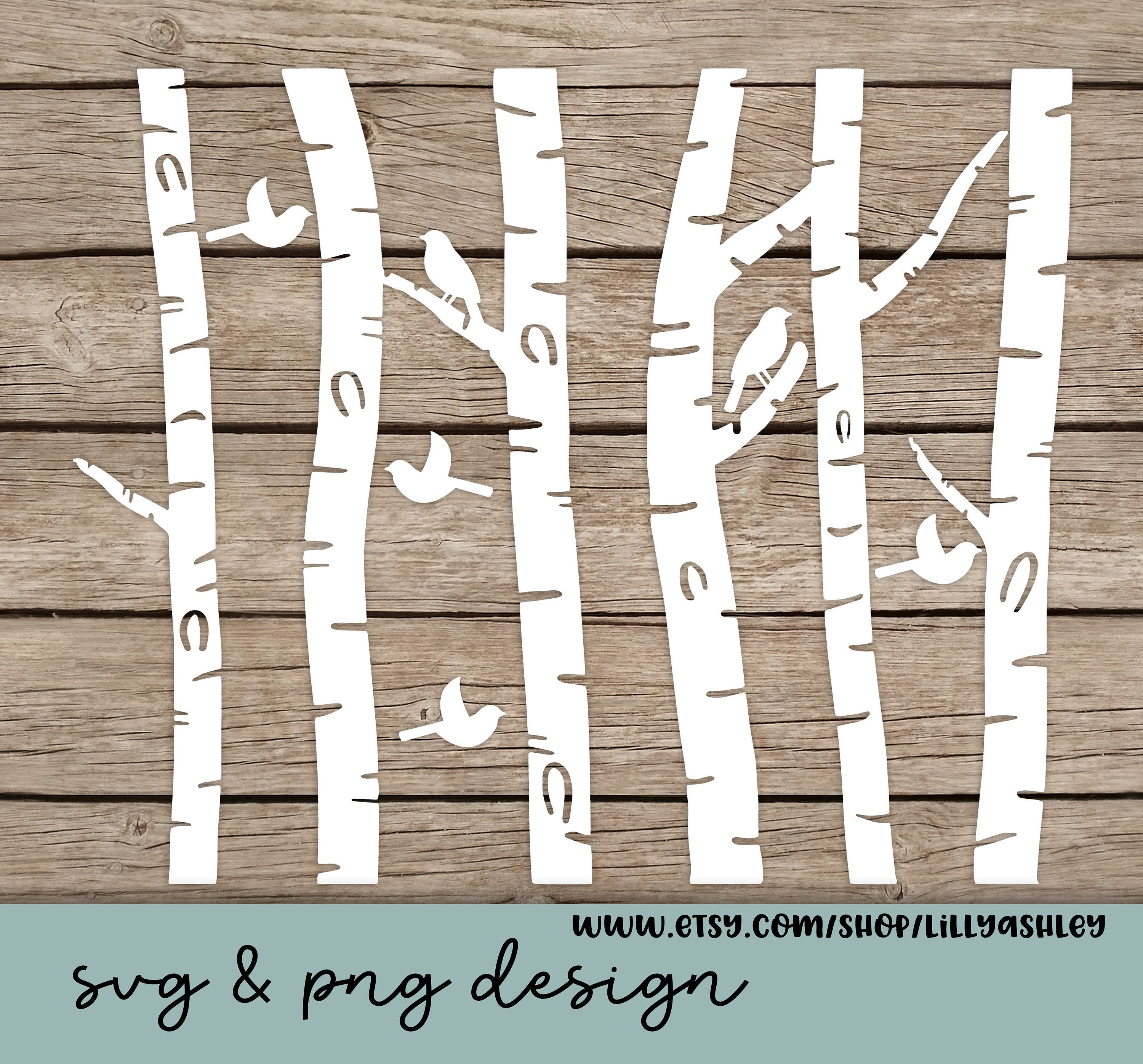Birch Tree SVG Cut File Svg/png Formats. Birch Tree Clipart - Etsy