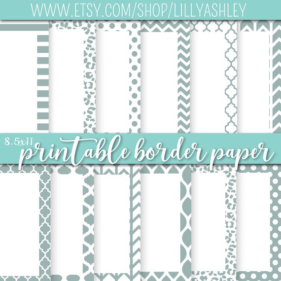Free Printable Pretty Borders For Paper