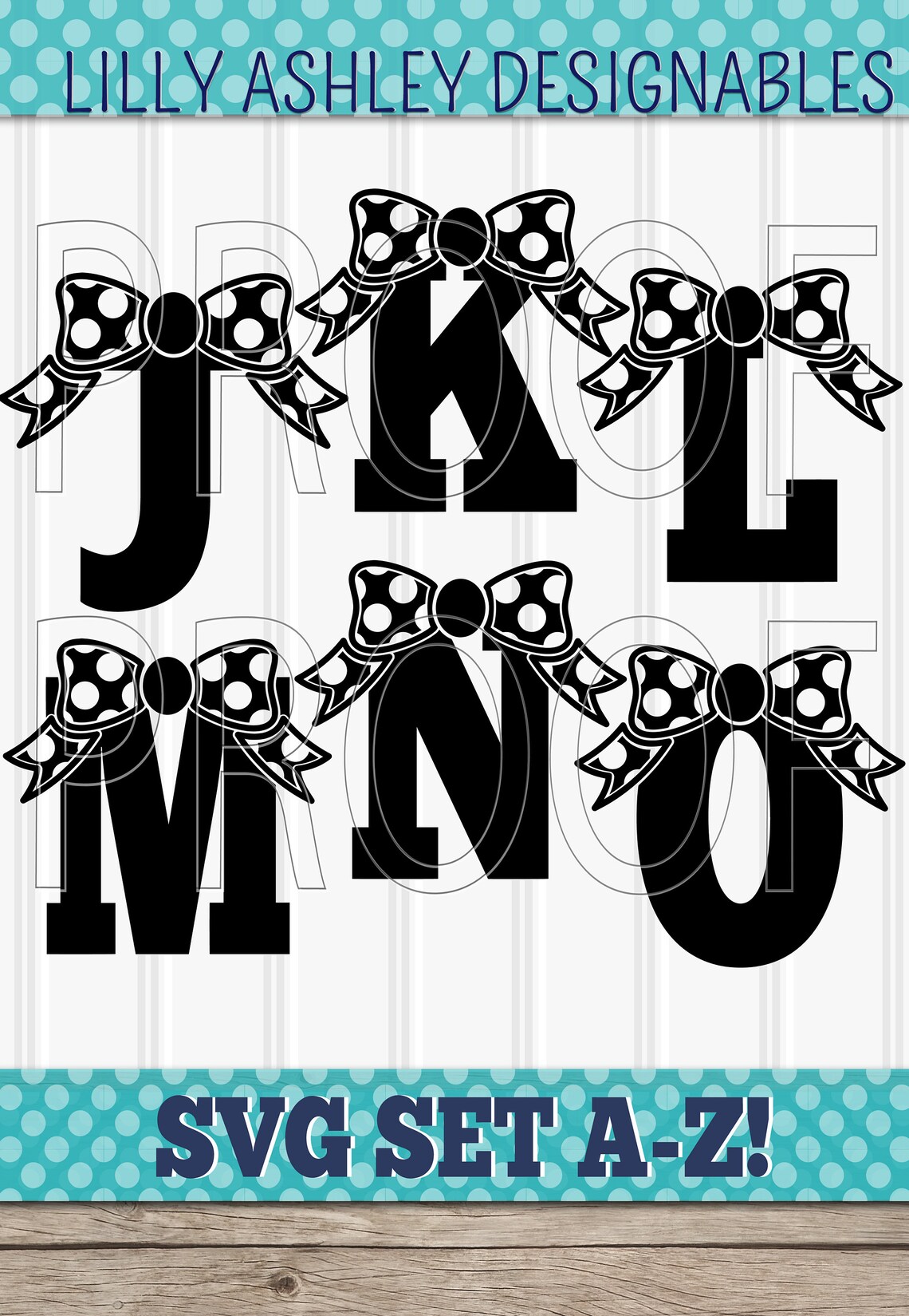 Monogram SVG Letter Set Uppercase A-Z Cutting Files | Etsy