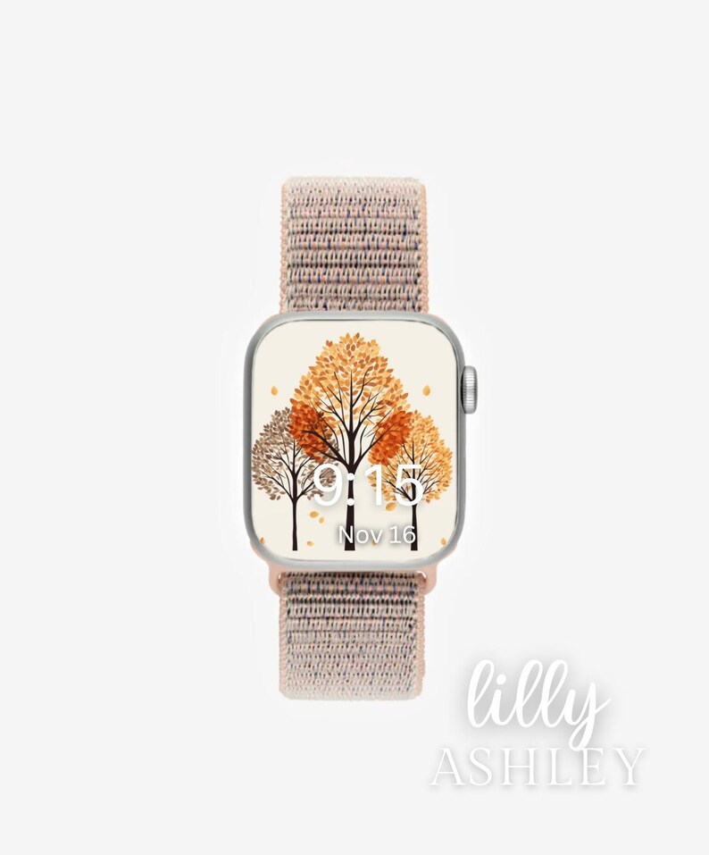 Fall Apple Watch Face, Watch Background, Womens Apple Watch Wallpaper ...