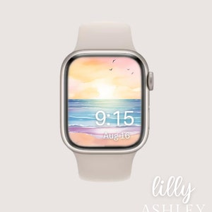 Beach Apple Watch Face , Watch Background, Womens Apple Watch Wallpaper ...