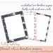 Printable Paper With Borders of 14--PDF & PNG Files--8.5x11 ...